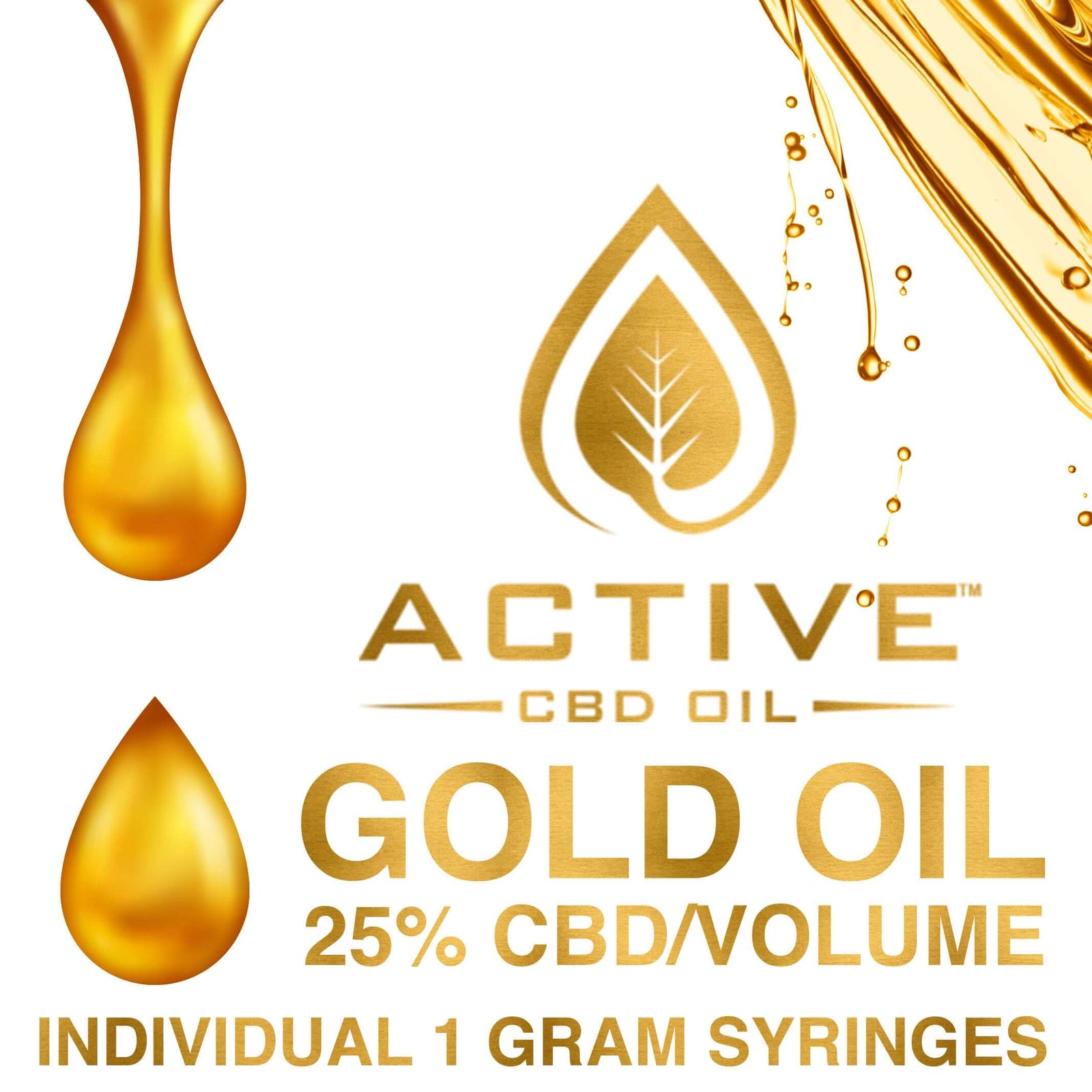 Active CBD Oil - Gold CBD Oil 25% | Discover CBD